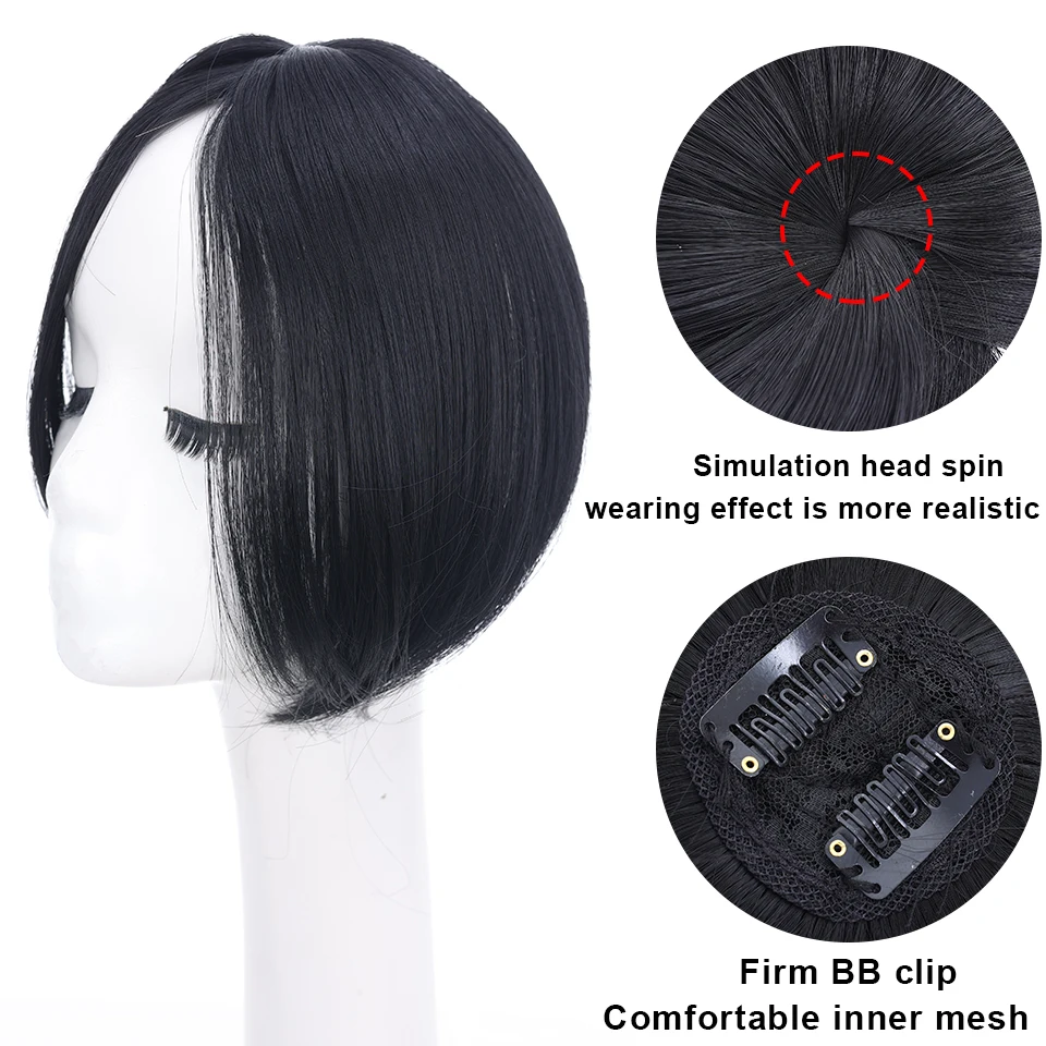 PERRUQUE,TD02-2--Postiches Synthétiques Longues Et Lisses À Clip Pour ...