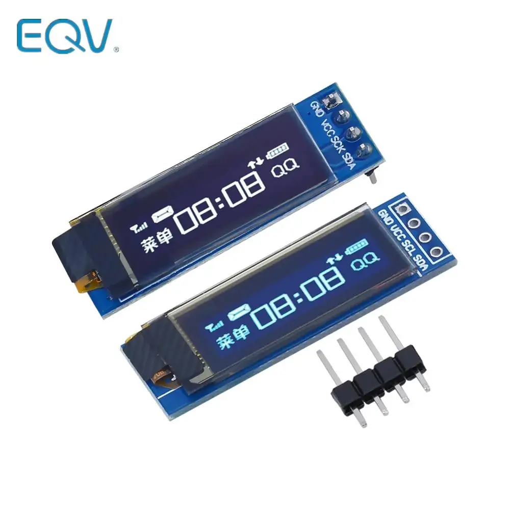 0.91 inch OLED module 0.91" Blue White OLED 128X32 OLED LCD LED Display ...