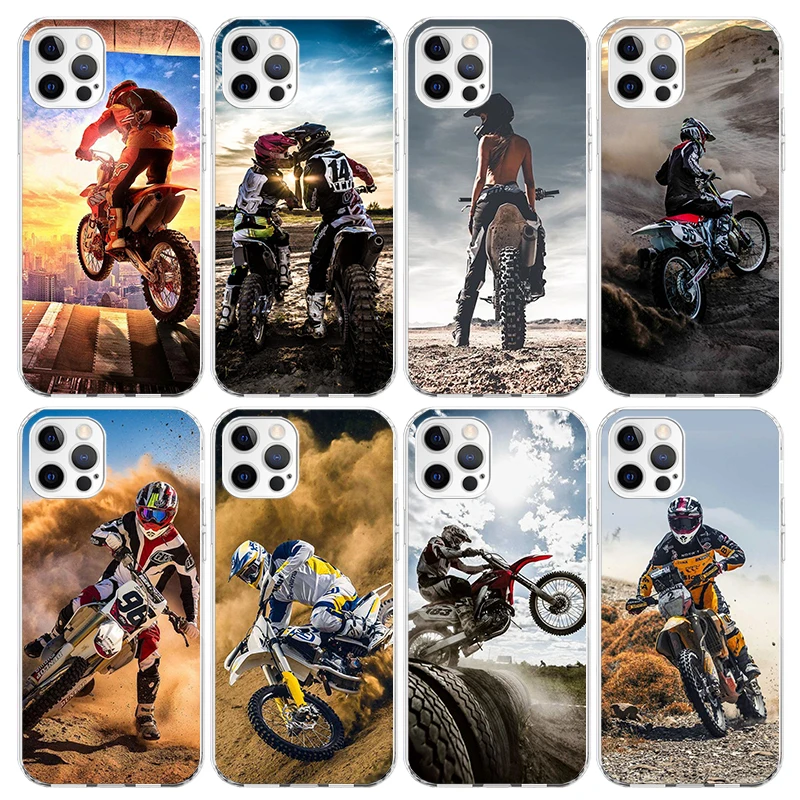 Motocross Motorcycle Dirt Bikes Phone Case For iPhone 17 Air 16 15 Pro ...