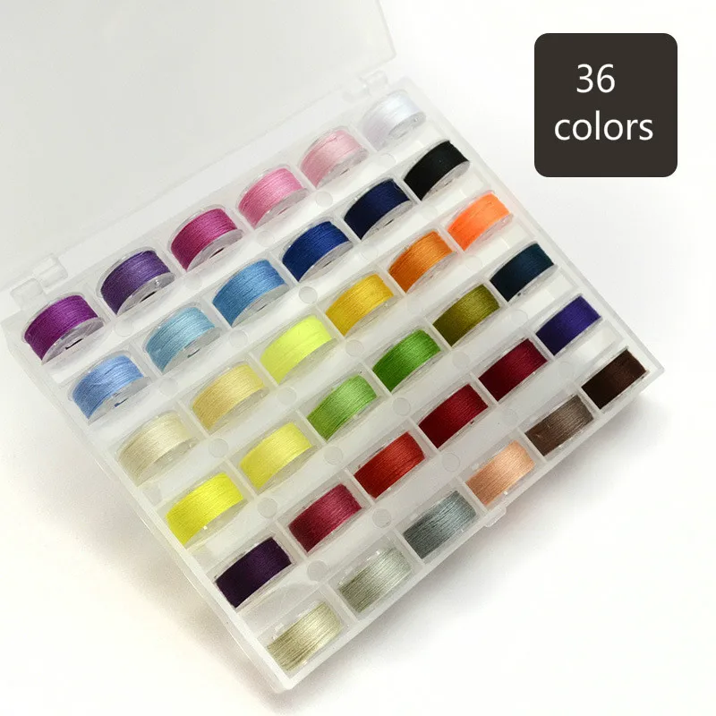 25-36-50-72pcs-Sewing-Bobbins-Box-Set-Sewing-Machine-Bobbin-Multicolor ...