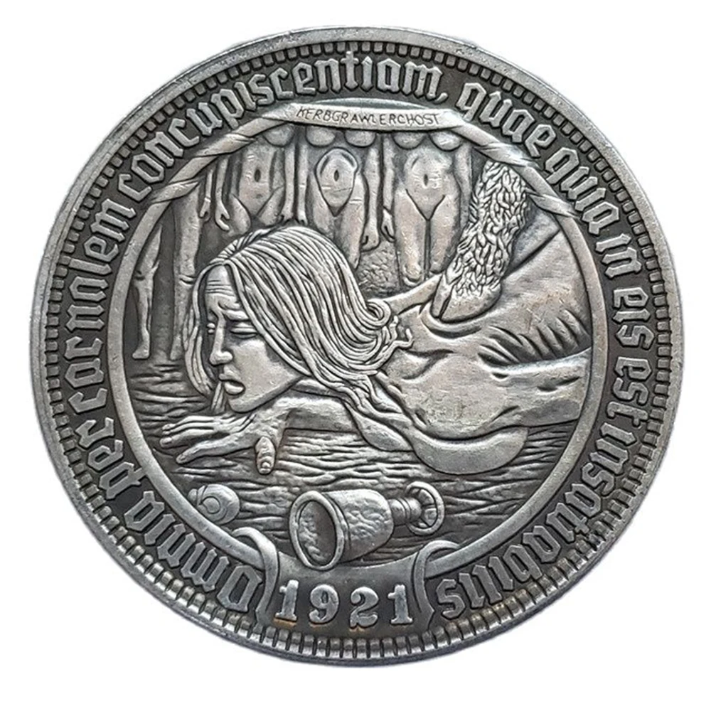 America-1921-Wanderer-Coin-Eagle-and-Women-Pattern-Commemorative-Coin ...