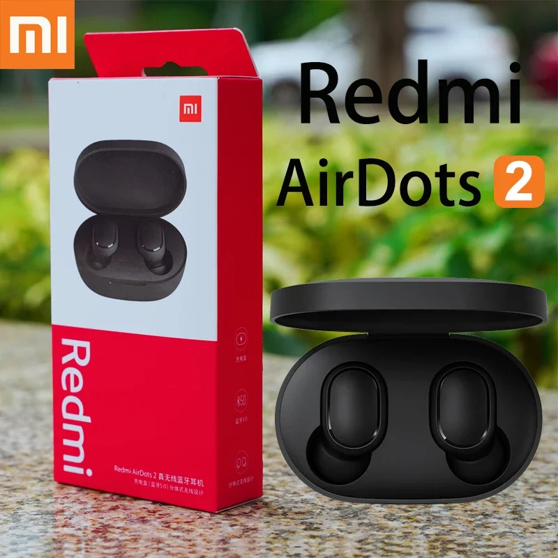 Xiaomi-Redmi-AirDots-2-Earbuds-True-Wireless-Earphone-Noise-Reduction ...