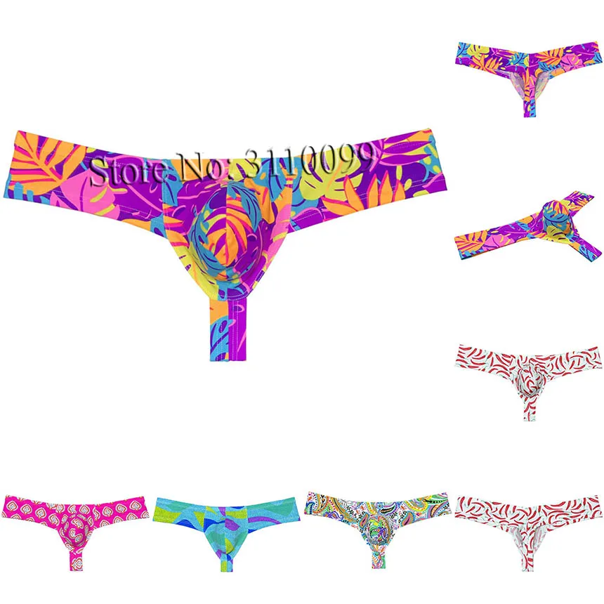 Cheeky-Boxer-String-pour-Homme-Imprim-Skimpy-Tanga-Hipster-Bikini-Bas ...