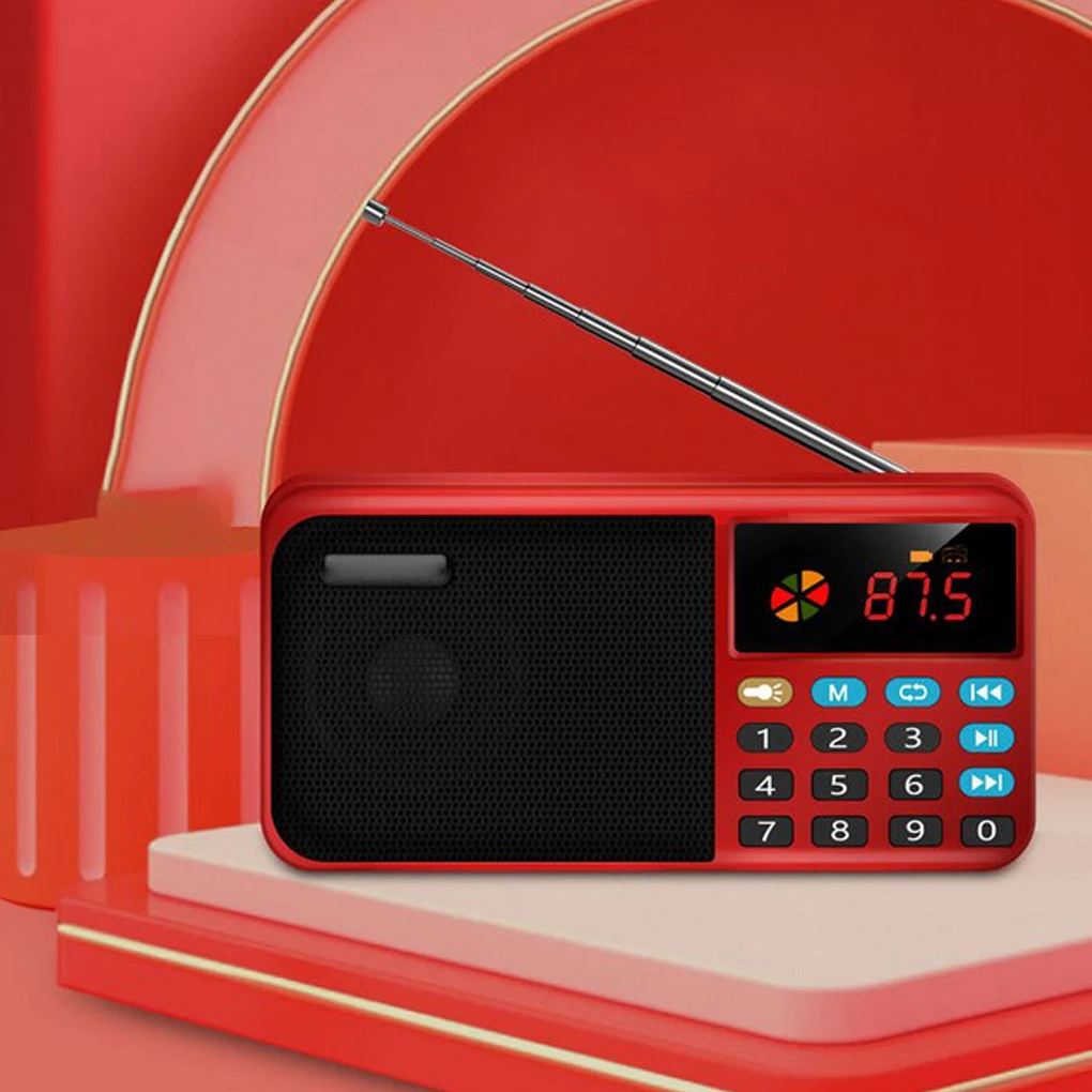 Music-Players-Radio-Light-Multi-band-LED-Flashlights-Emergency ...