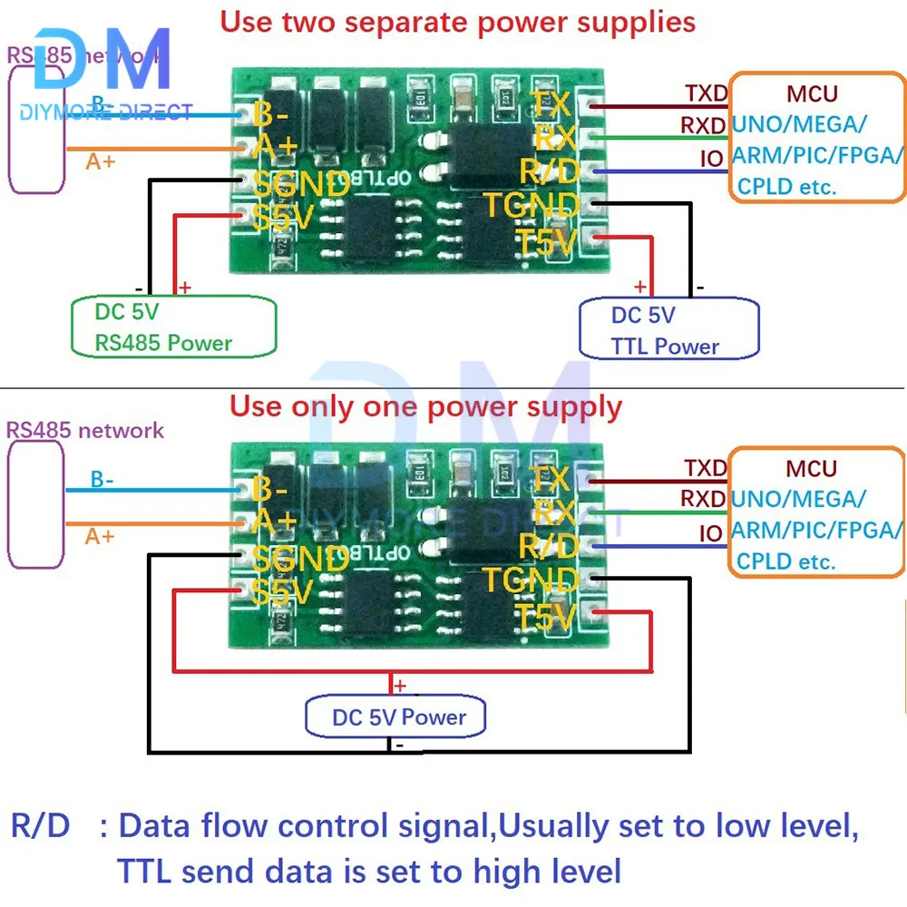UART-Isolated-Communication-Surge-Protection-Module-Industrial-RS485-Turn-TTL232-Module-for ...