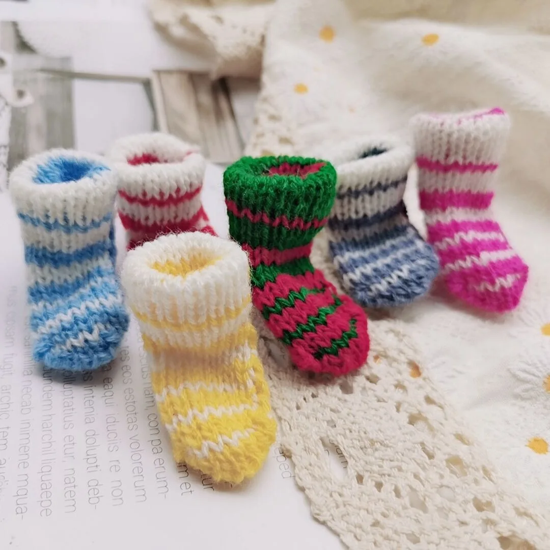 Mini-Socks-Cloth-Dolls-Wearing-Miniature-Woolen-Socks-Christmas-Tree ...