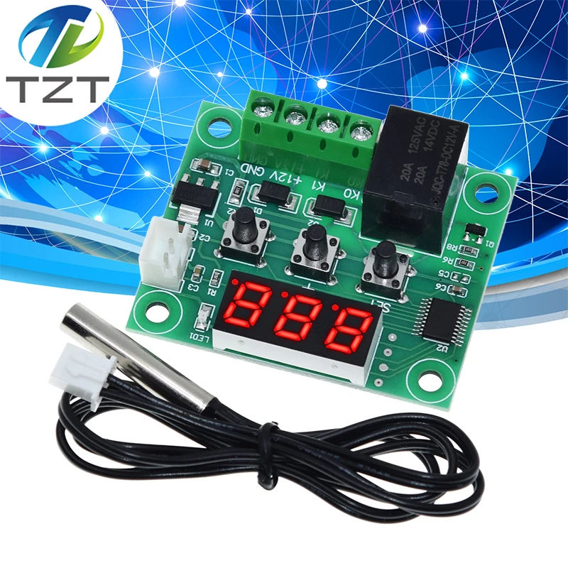 W1209 Dc 12v Heat Cool Temp Thermostat Temperature Control Switch Temperature Controller ...