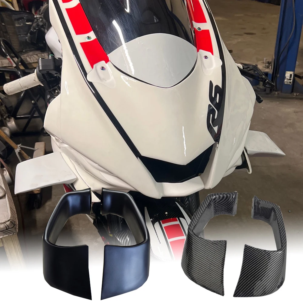 YZF-R6-Winglets-Aerodynamic-Wing-Spoiler-Fairing-Downforce-With-Bolts ...