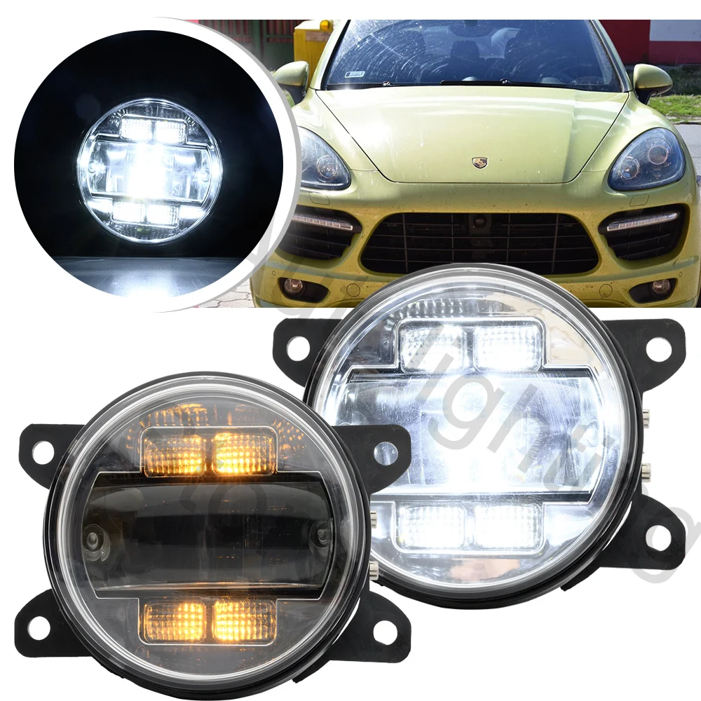 2PCS-LED-Fog-Light-For-Porsche-Cayenne-958-2010-2017-Porsche-Macan-2014 ...