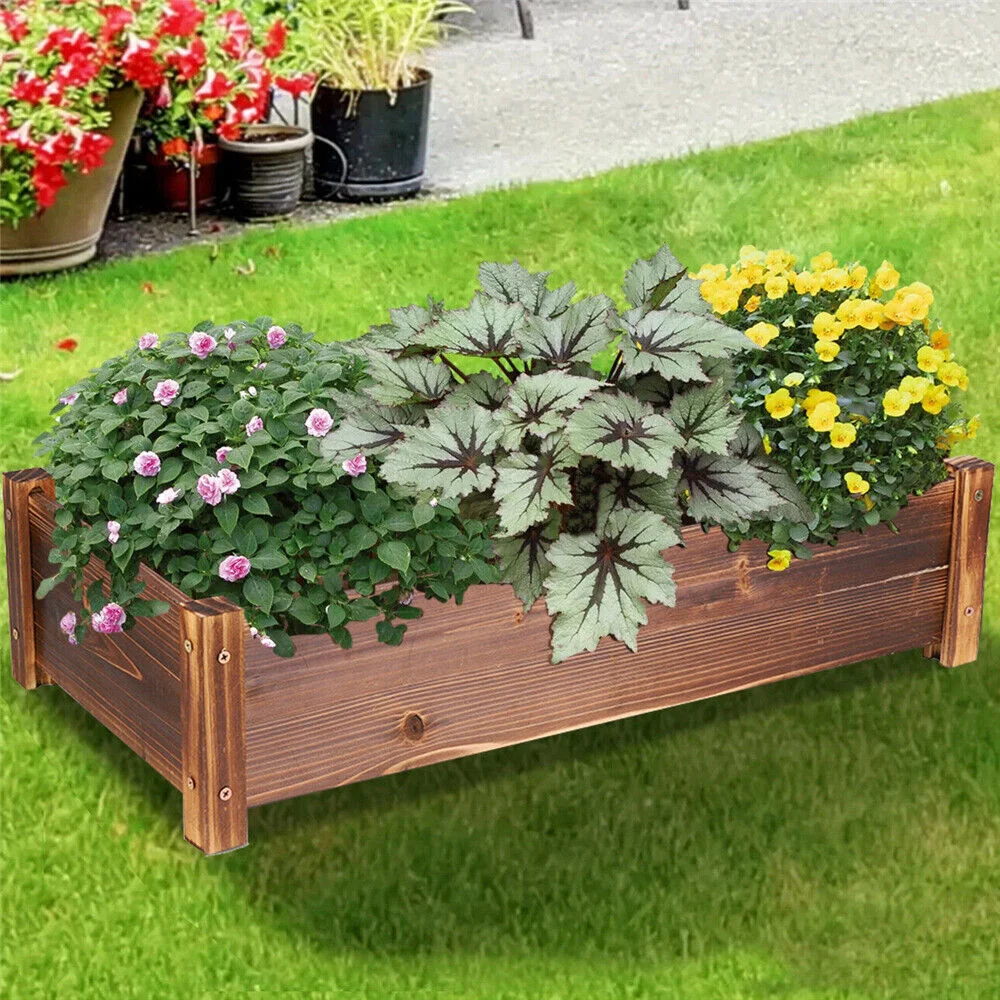 Large-Garden-Planter-Raised-Bed-Indoor-Outdoor-Patio-Flower-Plant-Herbs ...