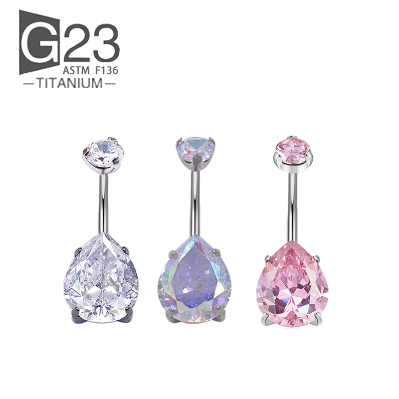 Belly Button Piercing Titanium | Titanium Belly Ear Piercing | Piercing ...
