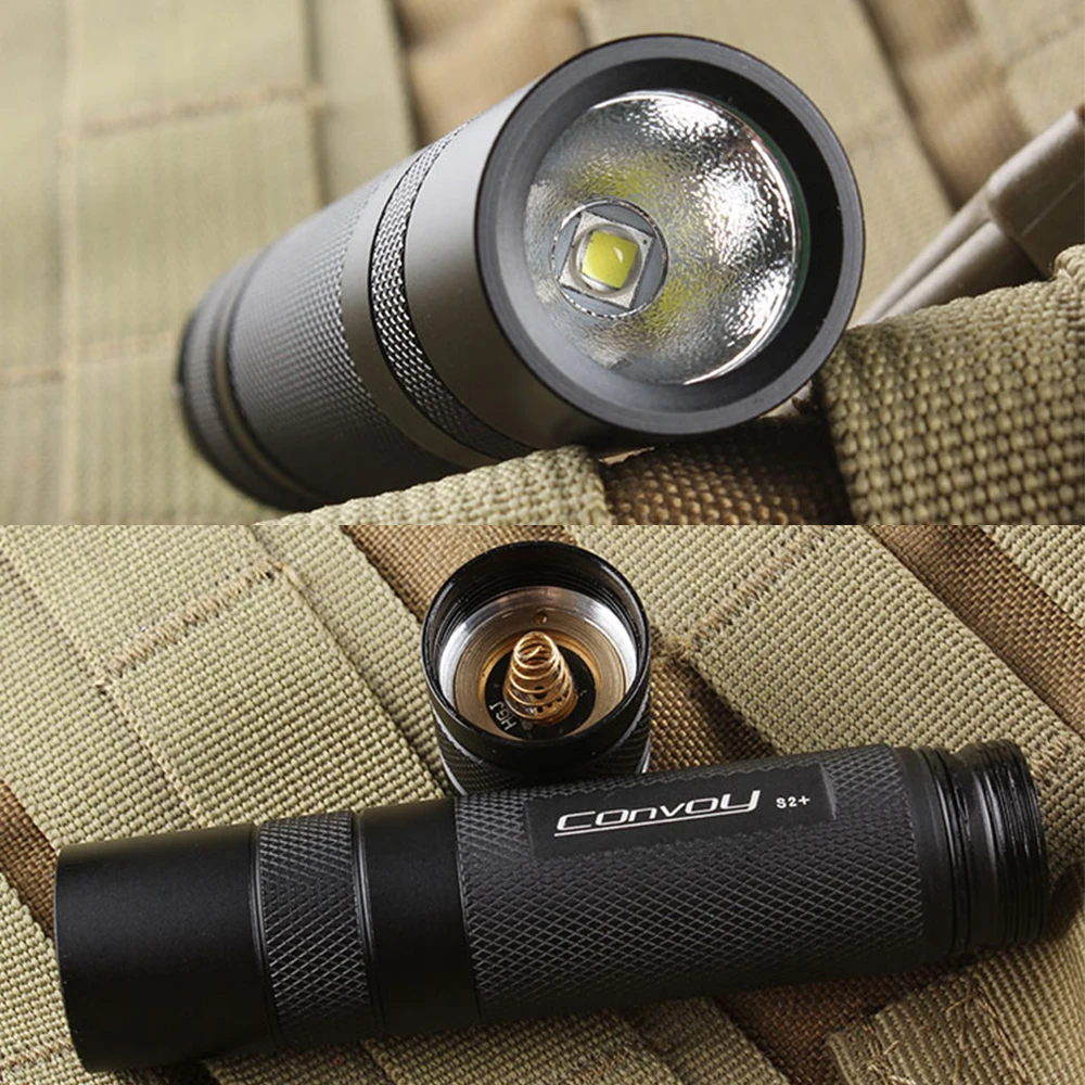 Convoy S2 Plus With Luminus SST20 LED Portable Flashlight With 12 ...
