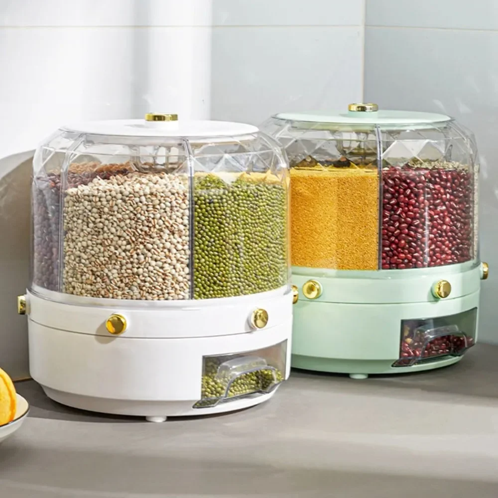 Rotating-Cereal-Dispenser-Grain-Rice-Barrels-Sealed-Dampproof-Bucket ...