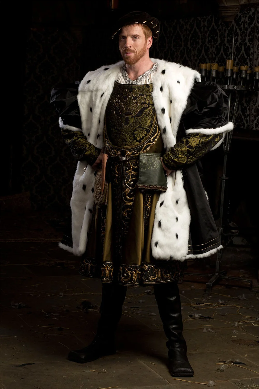 Tudor Elizabethan Costume Men TV Wolf Hall King Henry VIII Cosplay ...