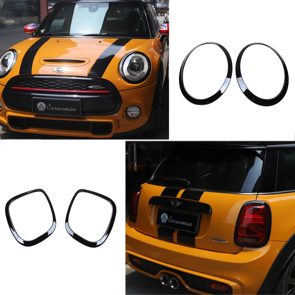 Car Headlight Head Tail Rear Lamps Frame Ring Covers Stickers Housing ...