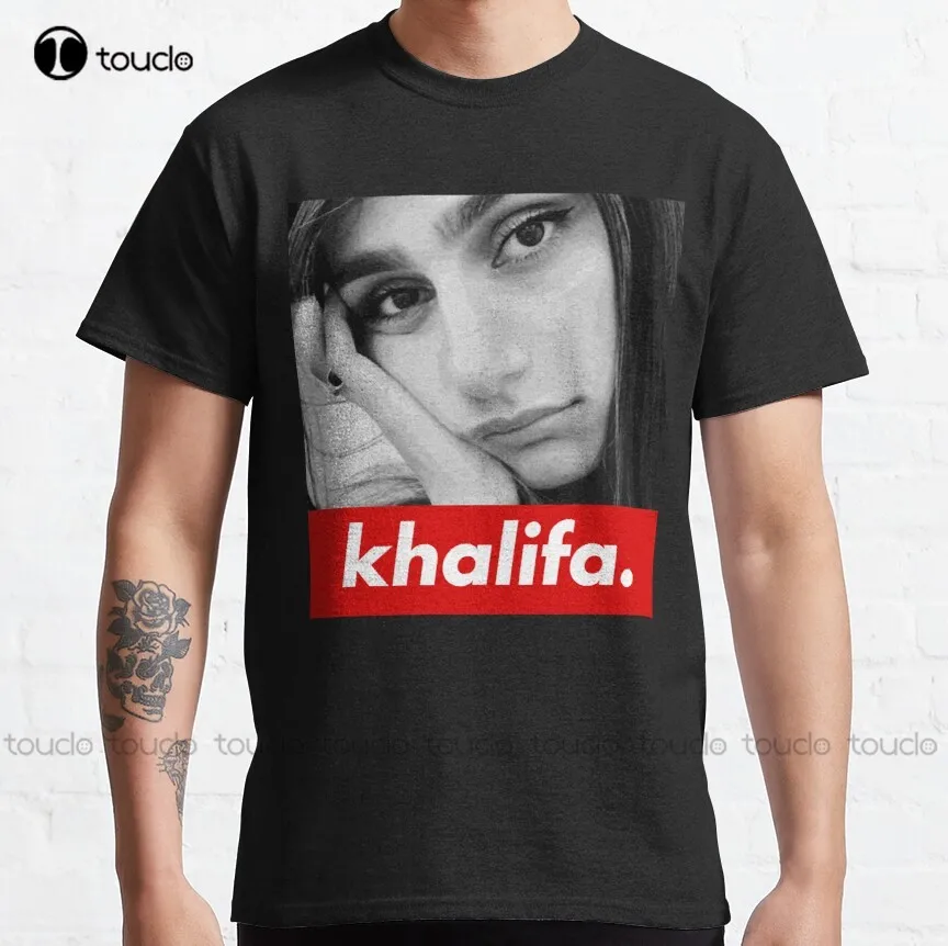 Gift-Idea-Khalifa-Gifts-For-Birthday-Mia-Khalifa-Classic-T-Shirt-Custom ...