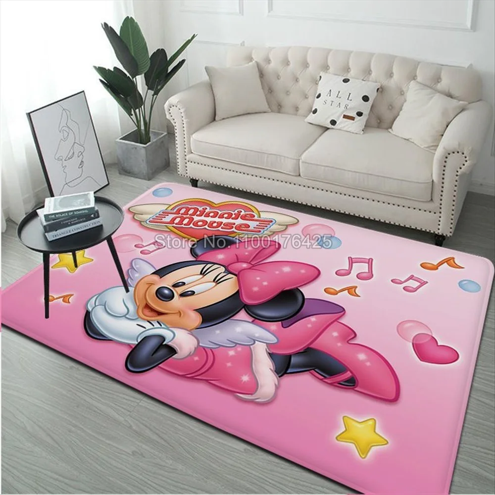 Cartoon-Pink-Minnie-Mouse-Carpet-Bathroom-Bedroom-Decoration-Balcony ...