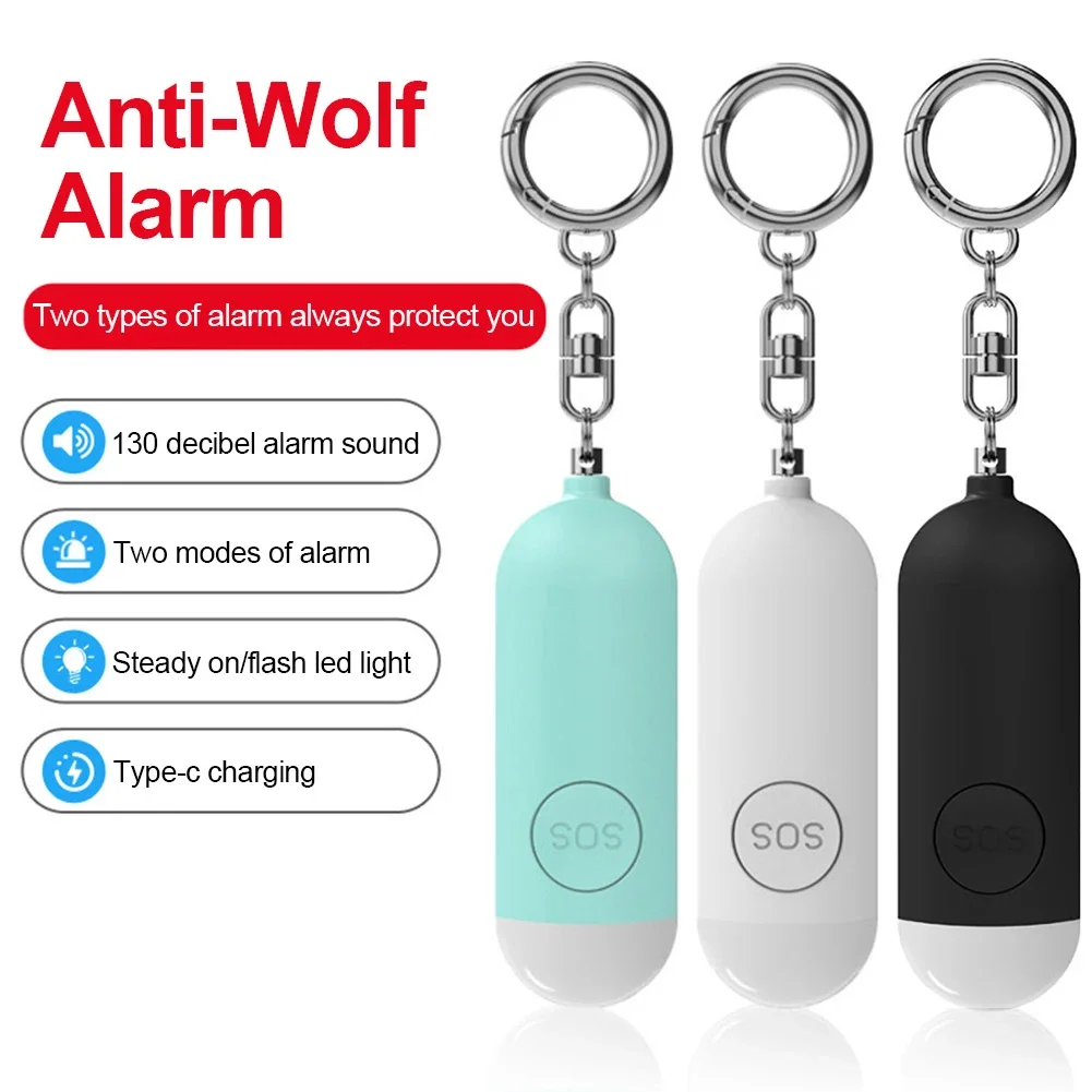 Kids-Elderly-Women-Emergency-SOS-Personal-Alarm-Self-Defense-Keychain ...
