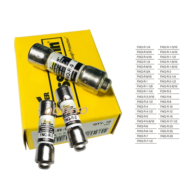 Bussmann By Eaton FNQ-R-30 Fuse, Class CC, Time-Delay, 30, 52% OFF