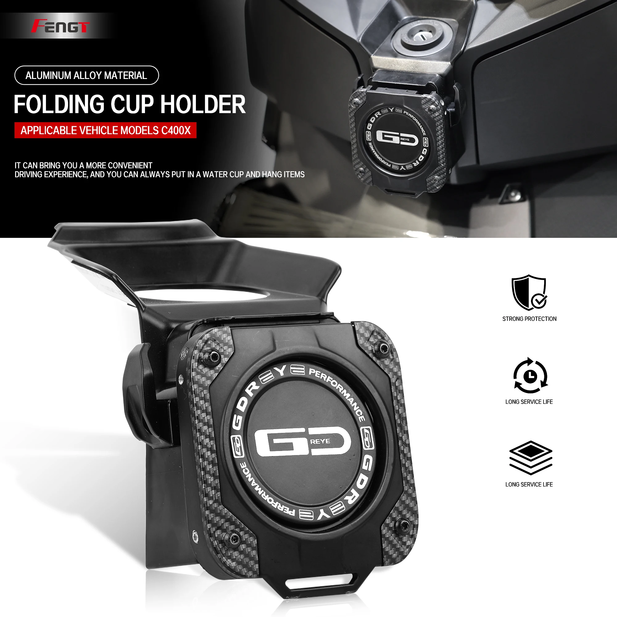 For BMW C400X C 400X Motorcycle Special Bracket With Stand Water Cup ...