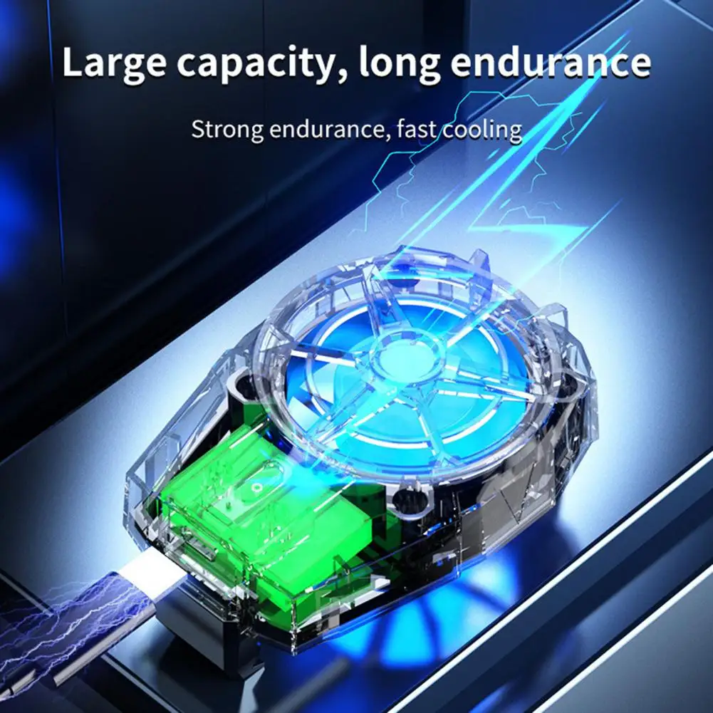 Phone Magnetic Radiator Abs Game Cooler System Quick Cooling Fan For ...