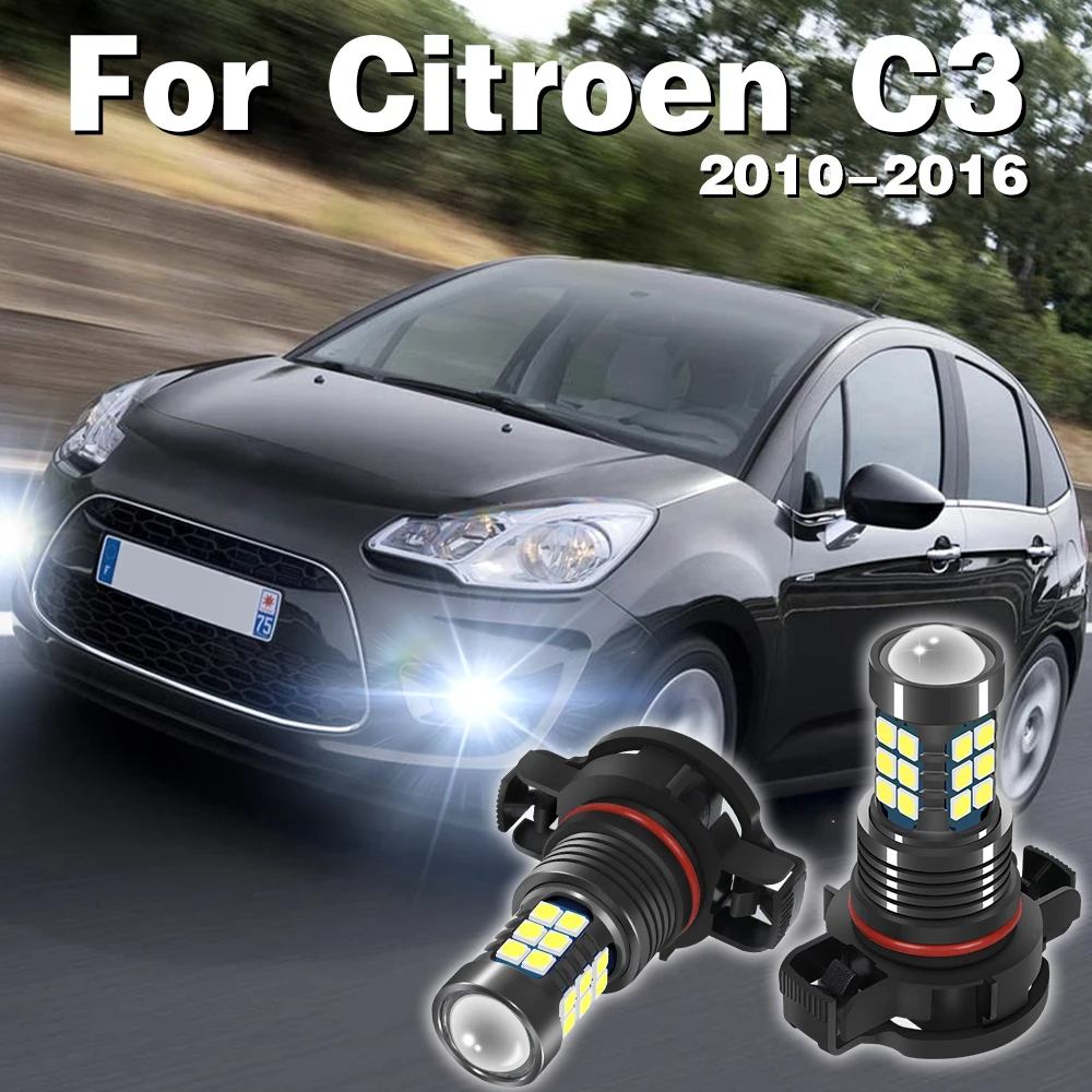 2504-PSX24W-12276-LED-Front-Fog-Lamp-Car-Light-Bulb-For-Citroen-C3-2010 ...