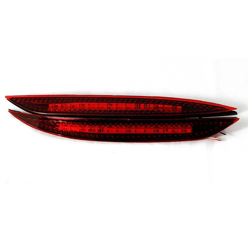 2PCS-Car-Red-Len-Led-Rear-Bumper-Reflector-LED-Brake-Light-Tail-Fog ...