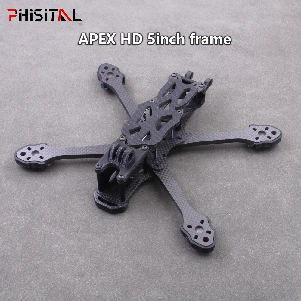 Carbon Fiber Fpv Frame Kit Freestyle 5/6/7 Inch With 5.5mm Arm For Apex ...