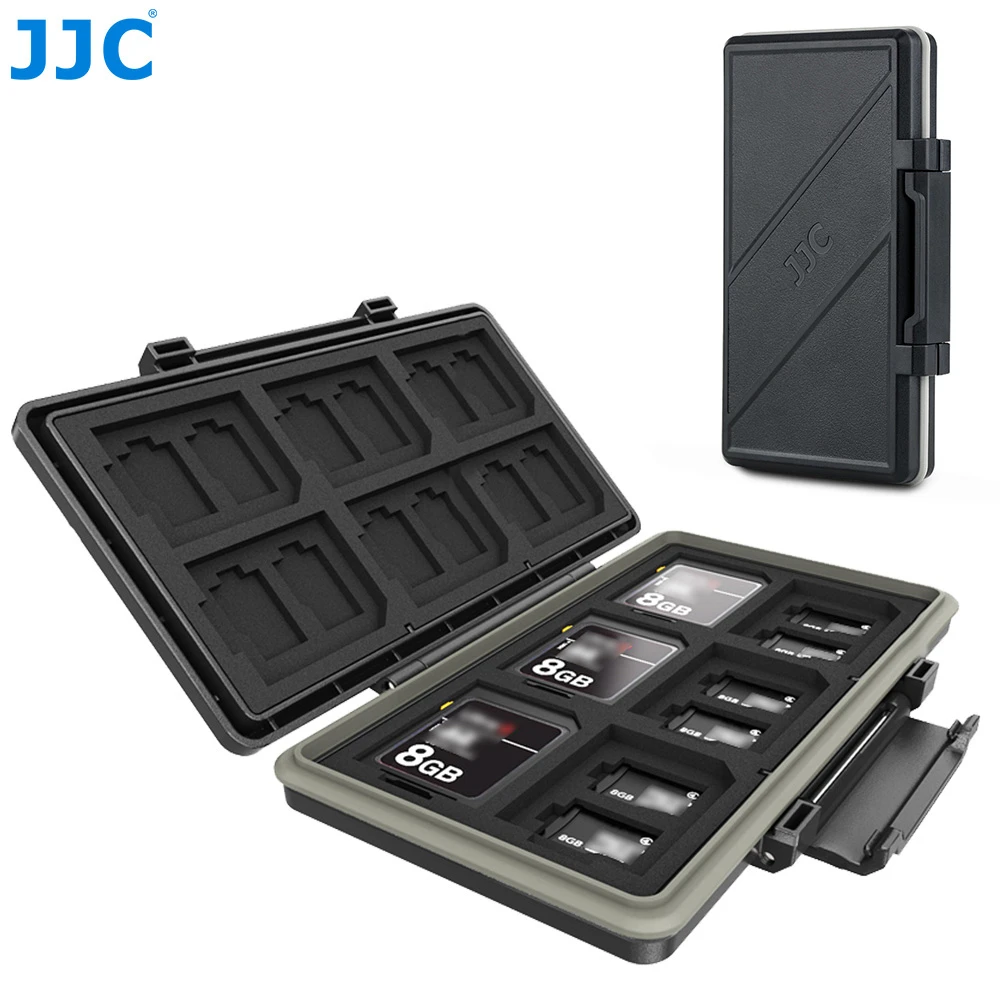 JJC 36 Slots Memory Card Case SD Card Case Waterproof Micro SD Card ...
