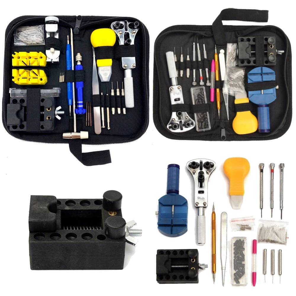 144pcs-Watch-Tools-Watchmaker-Tools-Watch-Repair-Tool-Kit-Watch-Caser ...