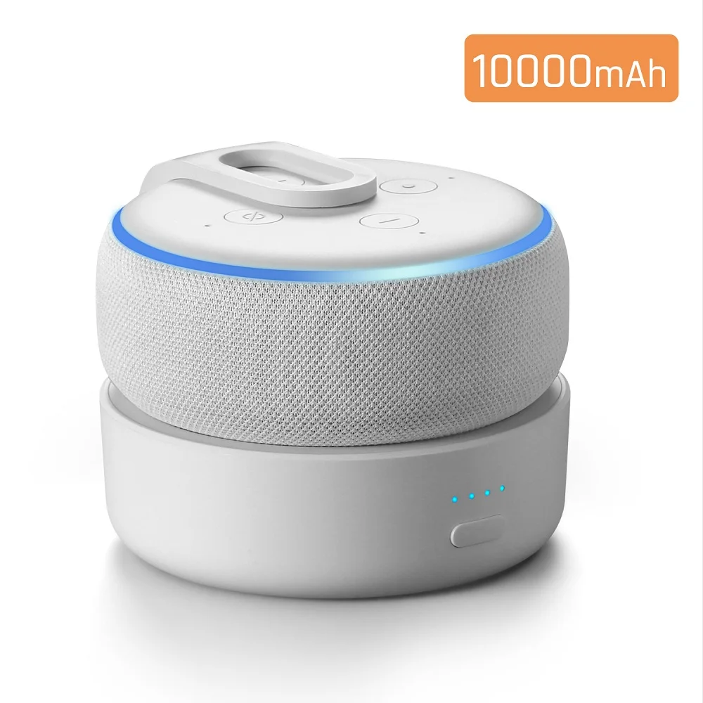 GGMM-Original-Alexa-Echo-Dot-3-Base-de-bateria-para-Amazon-Alexa-Base ...