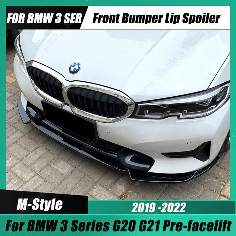 For-BMW-G20-G21-Front-Bumper-Splitter-Lip-Spoiler-Diffuser-Guard-Body ...