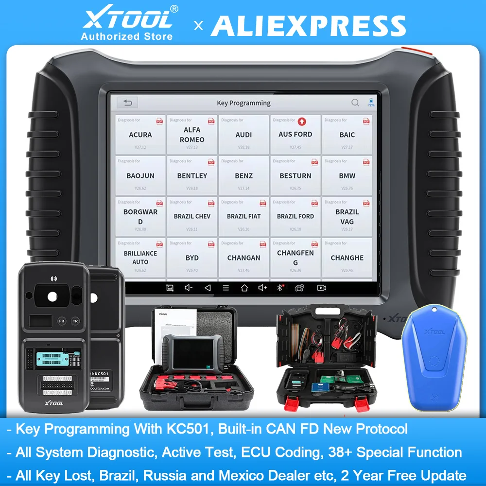 XTOOL-X100PAD3-Pro-Car-OBD2-Key-Programmer-X100-PAD3-KC501-Immobilizer ...