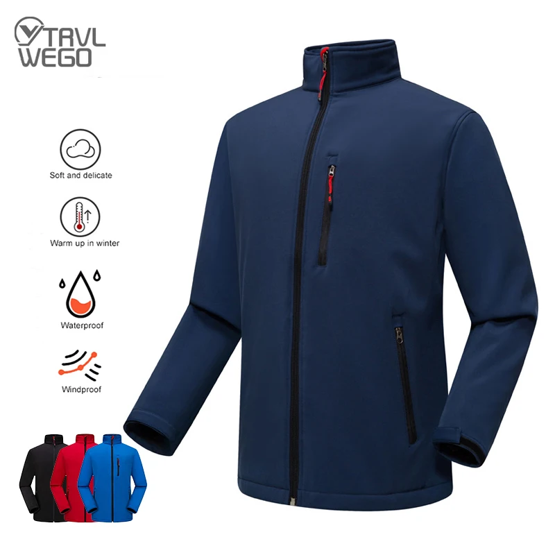 TRVLWEGO-chaqueta-Softshell-para-hombre-abrigo-de-viaje-deportivo-para ...