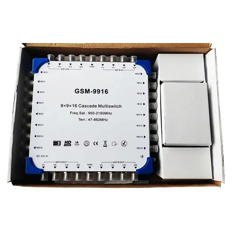 Multiplex-Satellite-Multiswitch-Switch-DVB-S-T-9in-Cascata-Terminal ...