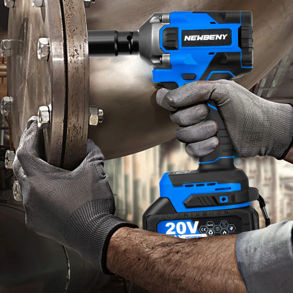 1000N.m Brushless Electric Impact Wrench - Cordless High Torque Power ...