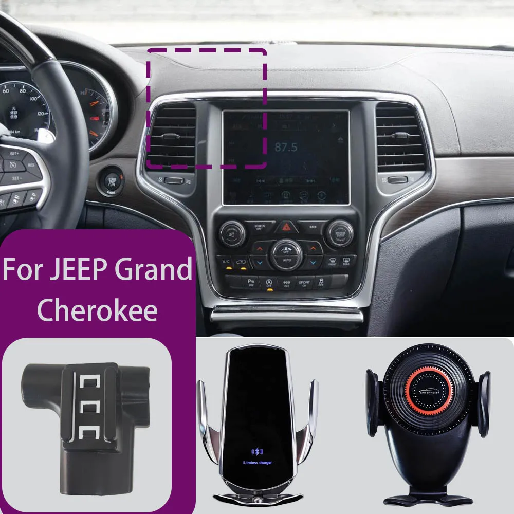 For-JEEP-Grand-Cherokee-2014-2015-2016-2017-2018-2020-Car-Phone-Mount ...