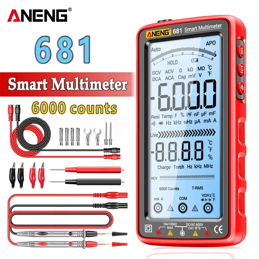 ANENG-681-Recarreg-vel-Digital-Profissional-Mult-metro-Sem-contato-Tens ...