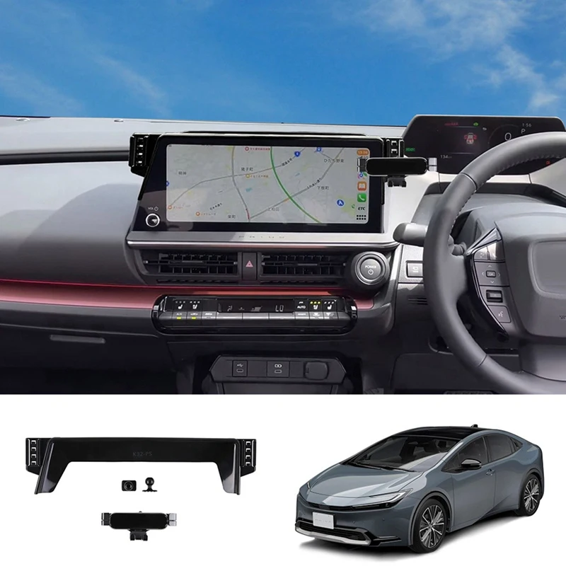 Car-Front-Dashboard-Screen-Rear-Storage-Box-With-Phone-Holder-For ...