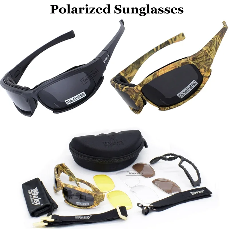 Tactical-Camouflage-Men-s-Polarized-Glasses-Outdoor-Shooting-Hunting ...