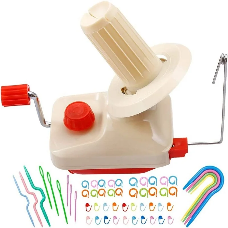 BUDDUR-Hand-Operated-Yarn-Winder-Portable-For-Cotton-Yarn-Thread-Balls ...