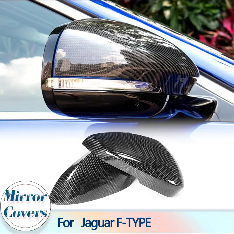 Carbon-Fiber-Car-Rearview-Mirror-Covers-Caps-for-Jaguar-F-TYPE-Coupe-2 ...