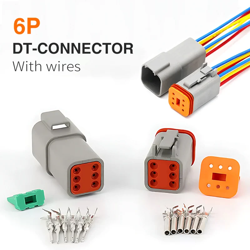5-10-100-Sets-Deutsch-Type-Connector-Male-Female-Waterproof-DT ...