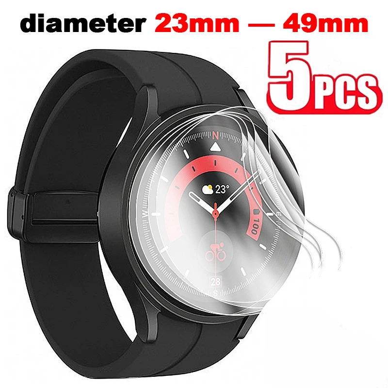 5Pcs-All-Size-Round-Watches-Full-Screen-protector-Diameter-32-34-35-36 ...