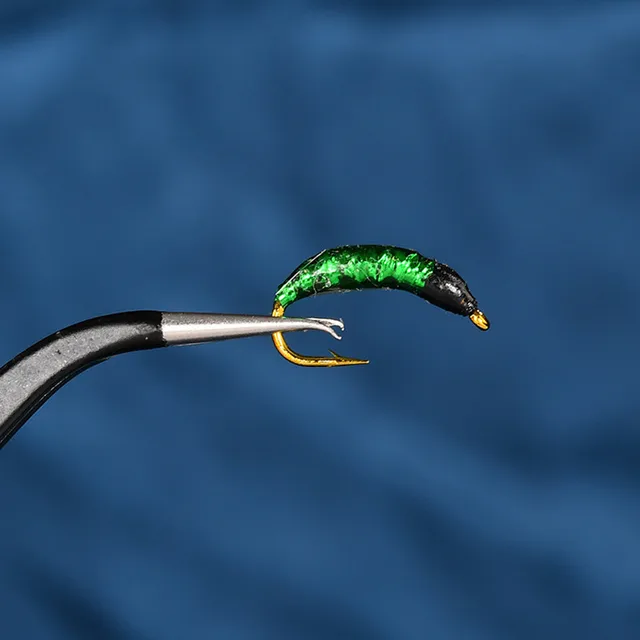 1Pcs Fly Fishing Lure Insects Style Salmon Flies Trout Single Nymph ...