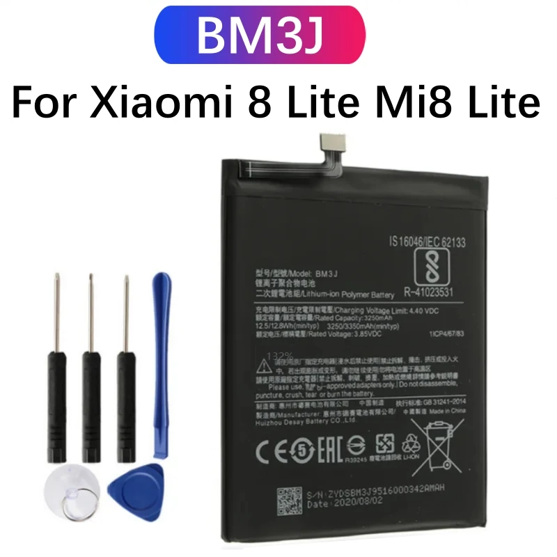 Battery-BM3J-For-Xiaomi-8-Lite-MI8-Lite-High-Capacity-Replacement ...