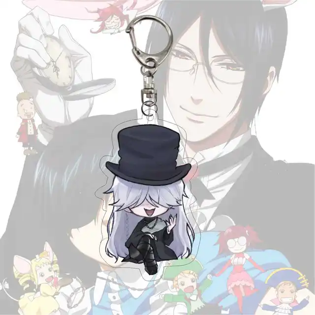 Zwarte Butler Grell Chibi Grell Sutcliff PNG Images, Grell Sutcliff