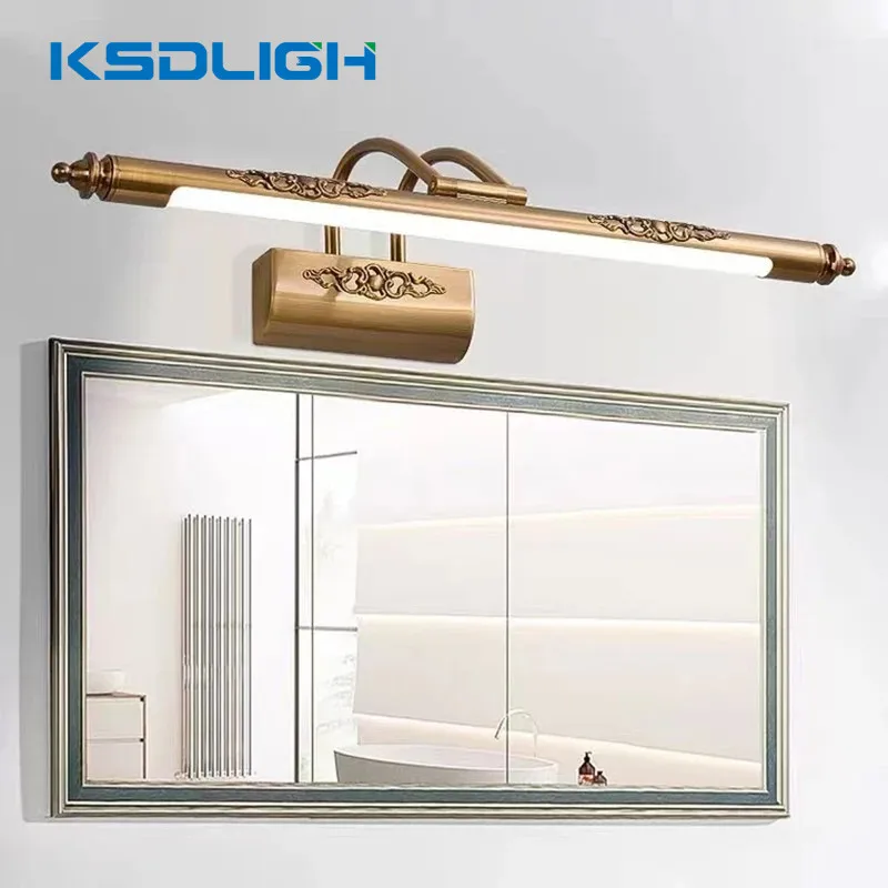 Eurpean-Style-Retro-Bathroom-Vanity-Light-Bronze-American-Vintage ...