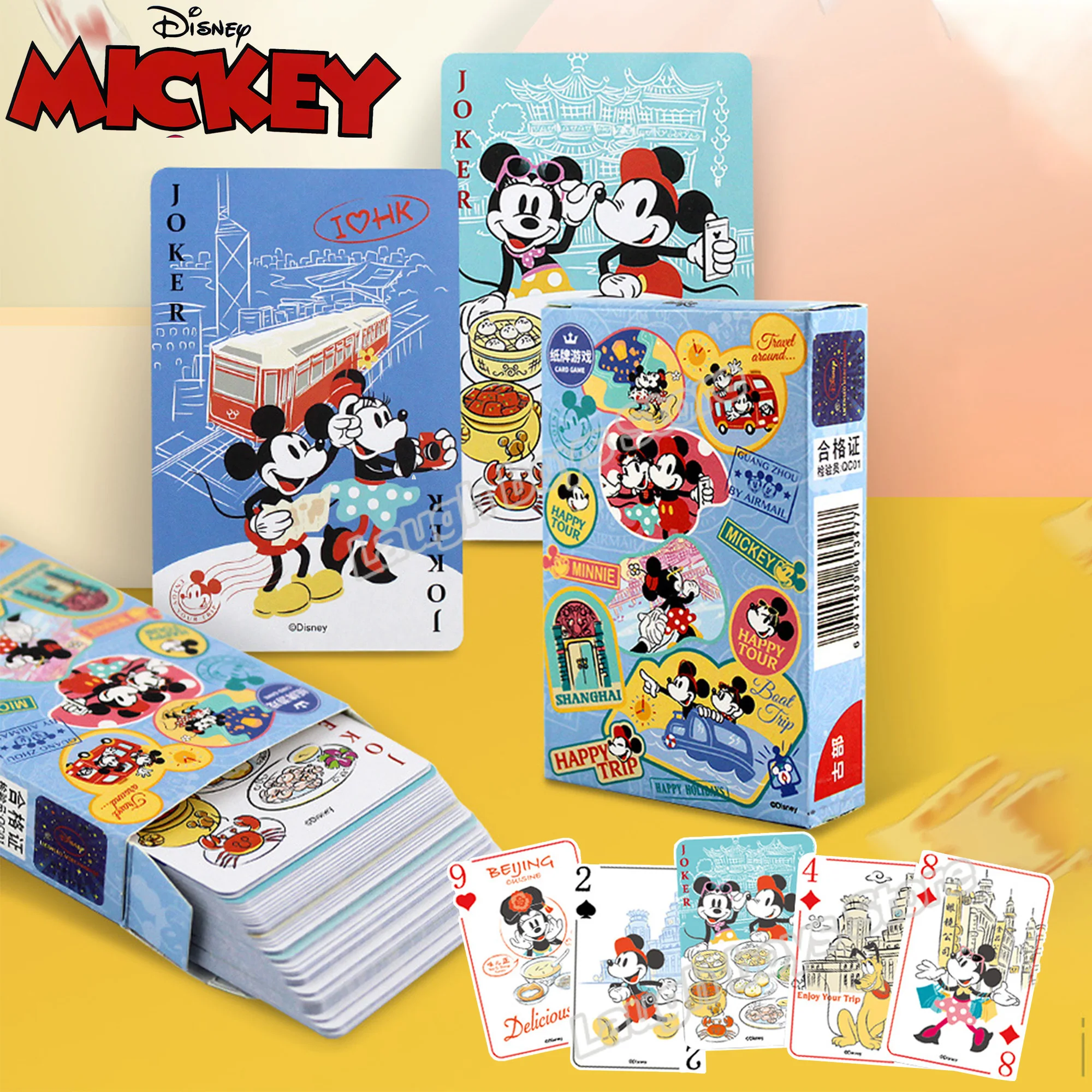 Cartas de póker originales de Disney, Mickey Mouse, Texas Hold'em ...