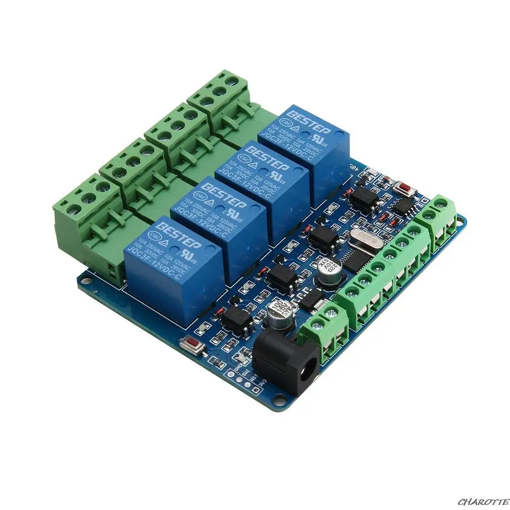 Module-de-relais-Modbus-Rtu-12V-4-canaux-commutateur-entr-e-sortie ...